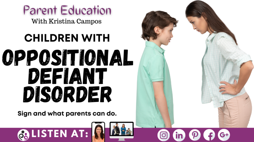 Oppositional Defiant Disorder - The Impactful Parent
